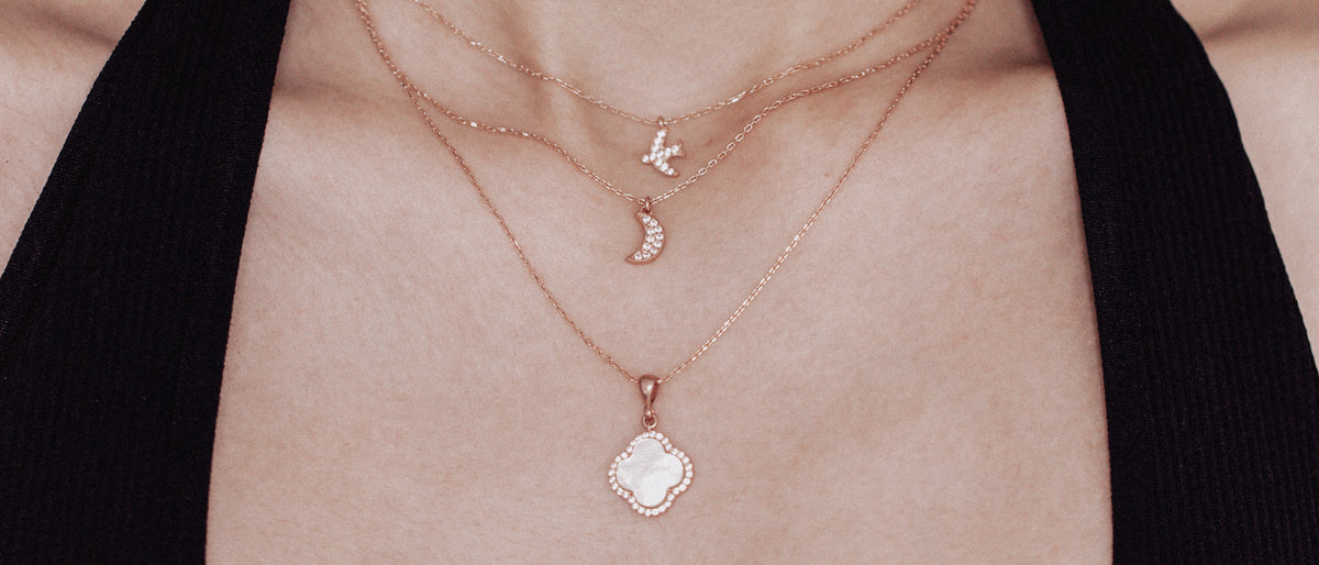 The Ultimate Guide To Layering Your Necklaces - Azela Jewellery